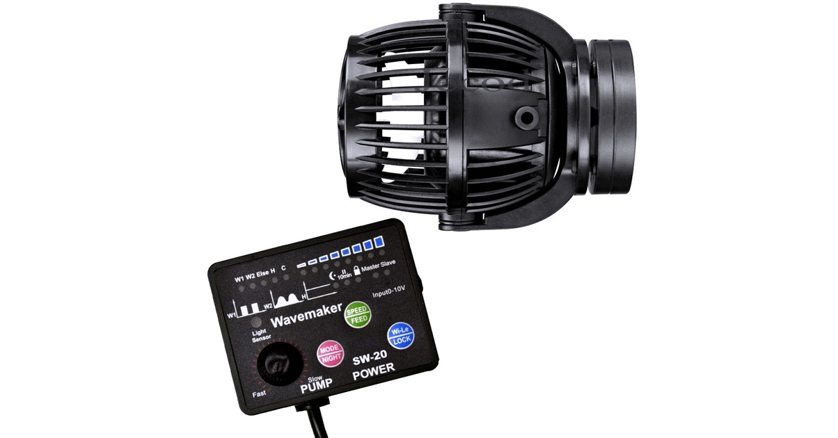 JEBAO JECOD RW-20 pompe de brassage 1700 à 20000 L/h avec contrôleur Wireless pour aquarium ...